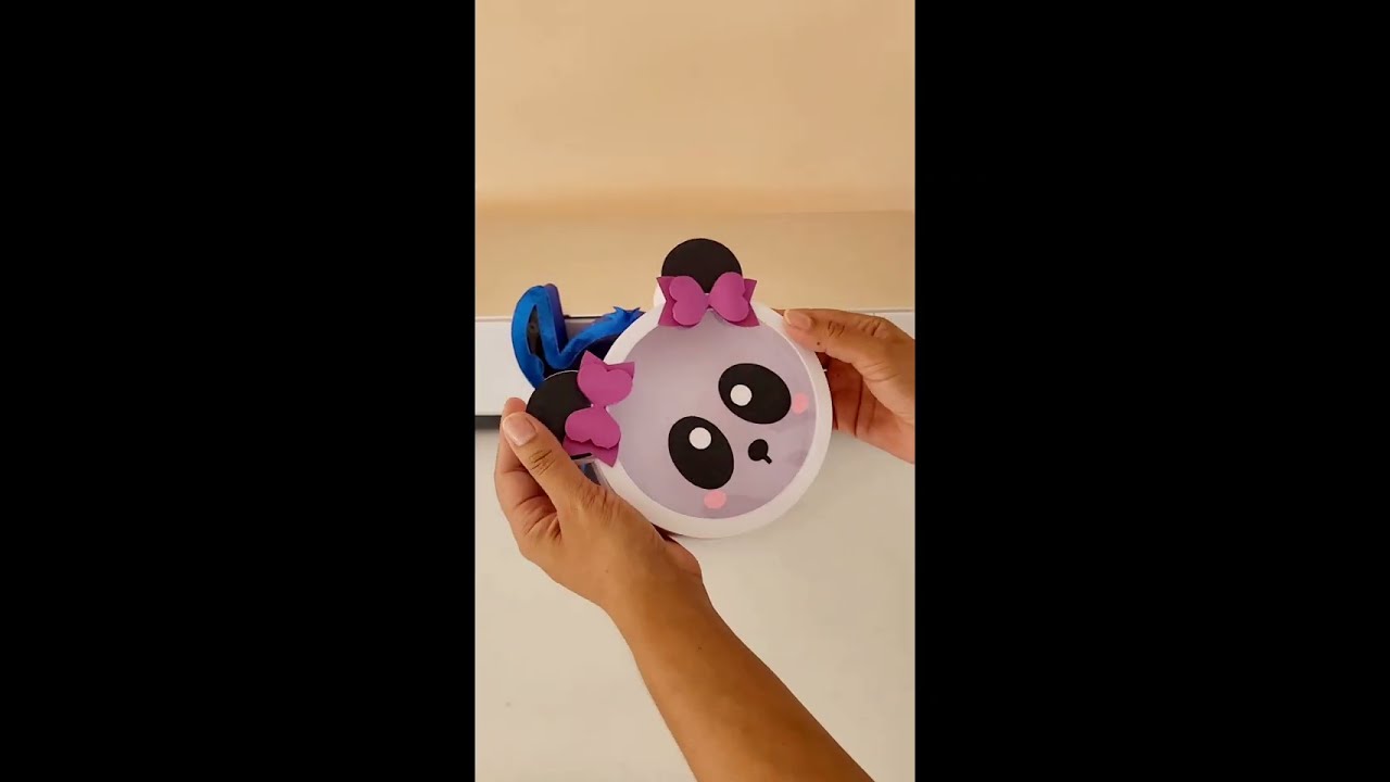 Panda bear box tutorial