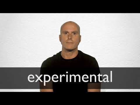 EXPERIMENTAL definition and meaning | Collins English Dictionary