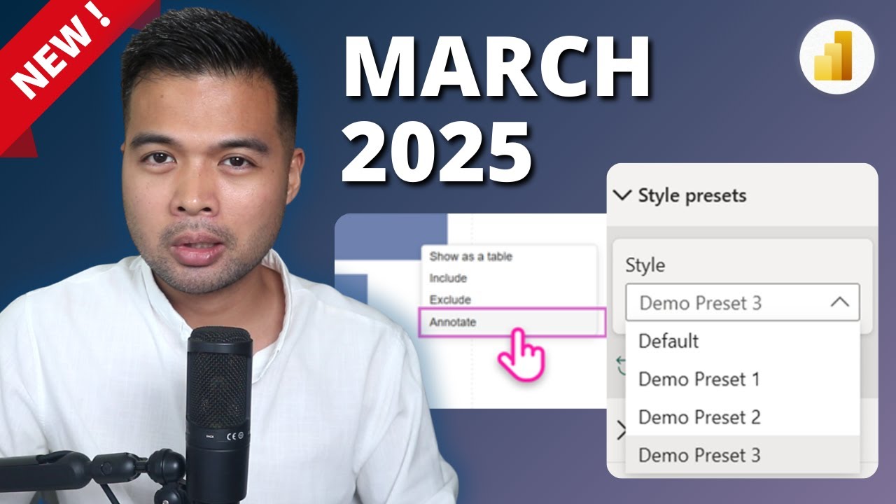 Power BI April 2025: New Style Presets, Annotations, and AI C...