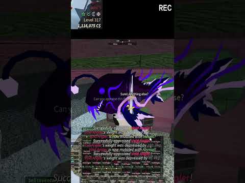 Roblox Fisch Appraising Void Angler During Mutation and Aurora Borealis