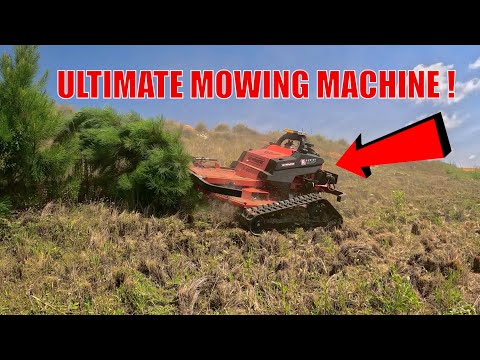 New Land, New Moves! | RC Mower on Steep Slopes + Mr.DiGG Carved in Field!