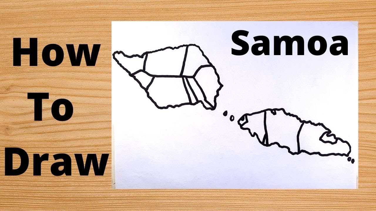 Drawing Samoa Map - Simple Trick