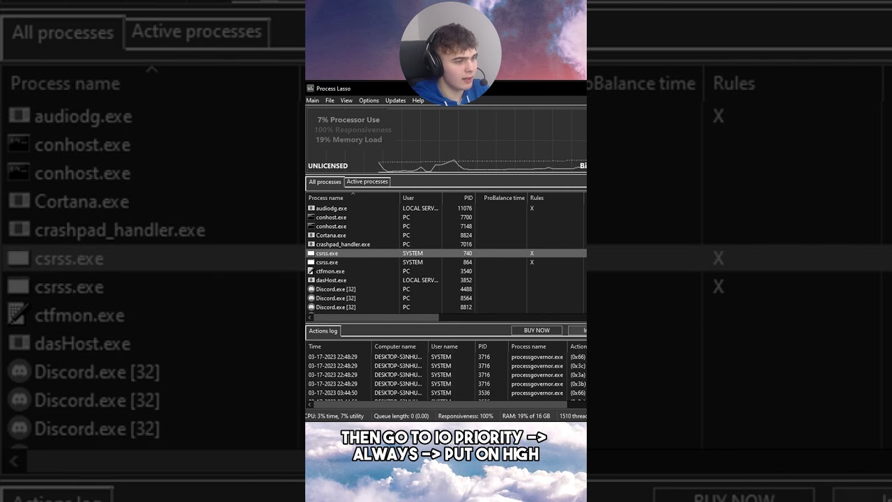 EASY PROCESS LASSO TRICK FOR #valorant