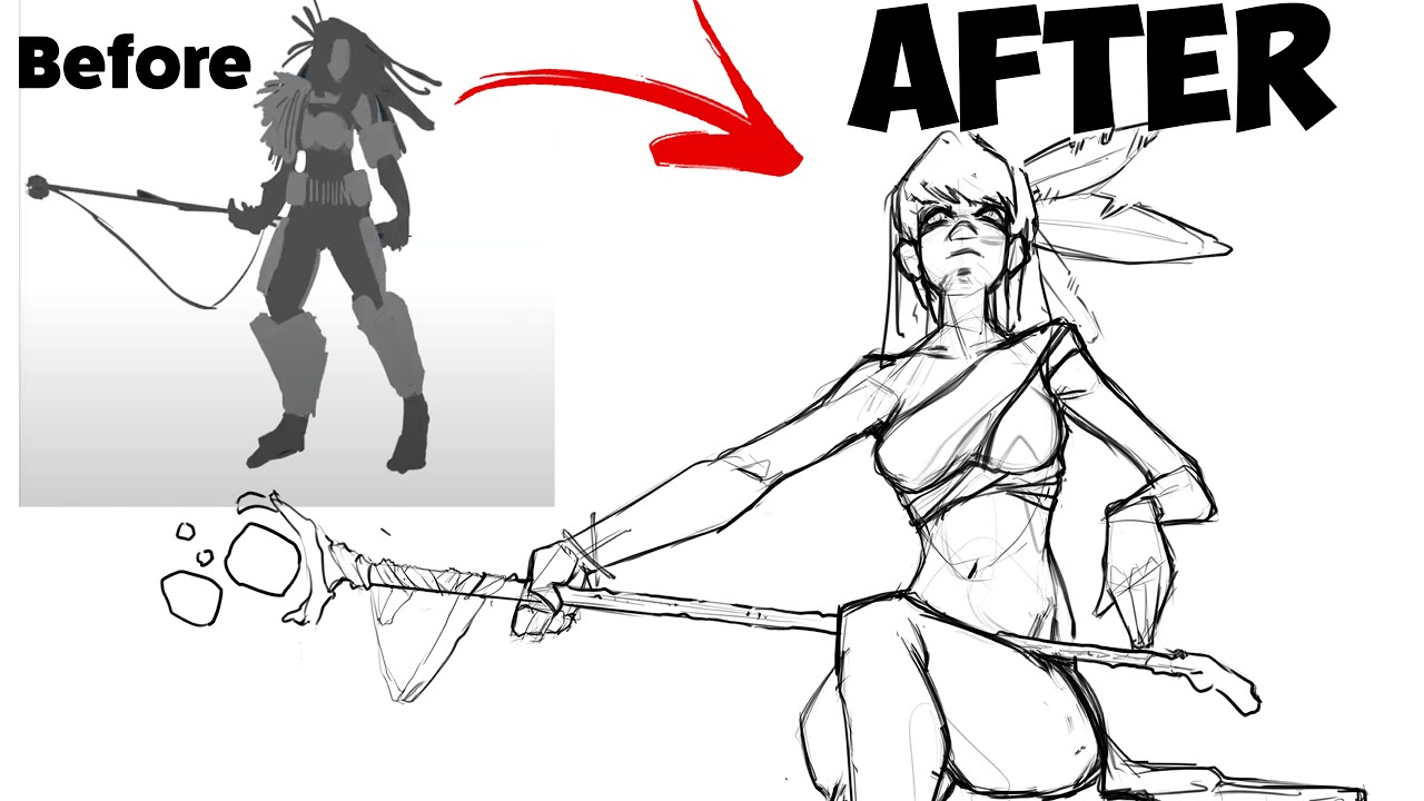 Why Your Drawings Look FLAT: 4 Tips to Fix That.