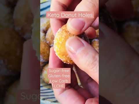 Keto Donut Holes💓Sugar-free, Gluten-free, Low Carb, LCH