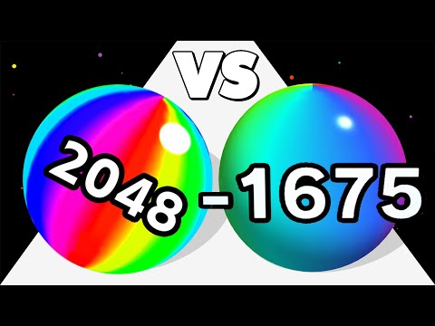 CALCULATE BALL (vs) BALL RUN 2048 - Fun Math Games