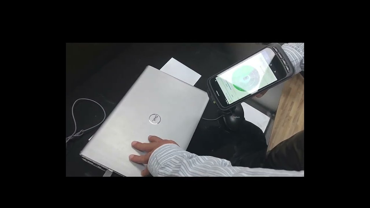 C72 UHF RFID reader mobile computer Demo with gyro feature