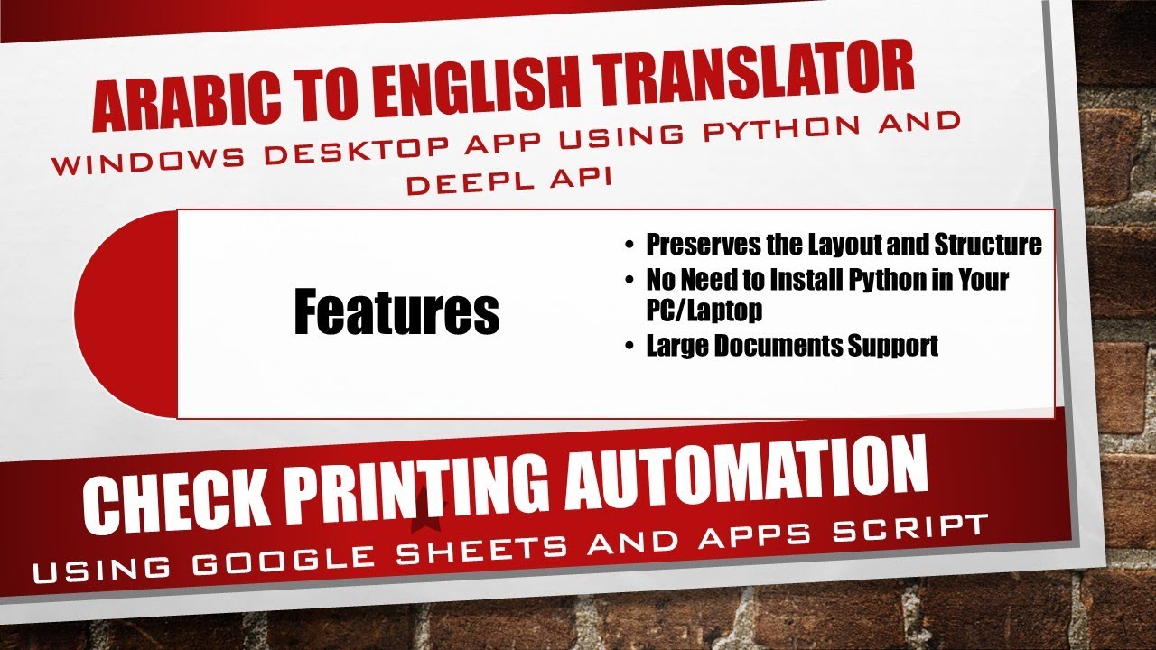 Translator App Using Python   Arabic to English Document Translator