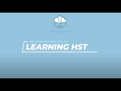 Home Sleep Test (HST) Instructional Video