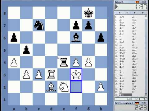Blitz Chess #1769 with Live Comments Sicilian Scheveningen vs IM zxcvb with White