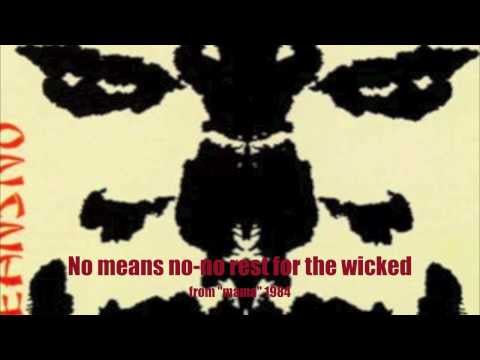 No means no- no rest for the wicked