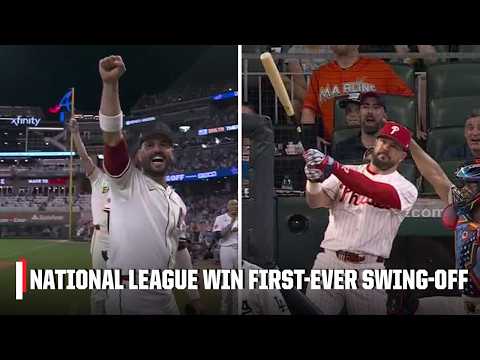 FIRST-EVER SWING-OFF 🤯 National League defeat American League in the 2025 All-Star Game | ESPN MLB