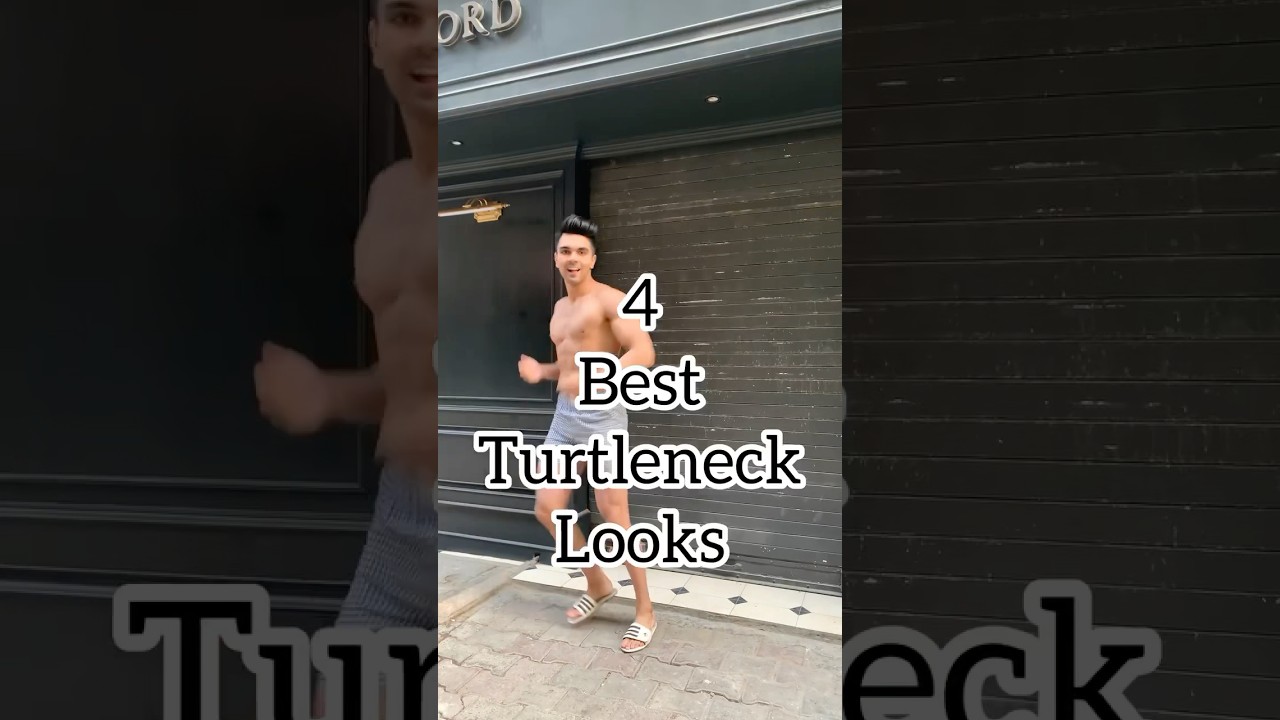4 Best Turtleneck Looks 🥵😳🫣 6 M views 🫣😳 #song #fashion #mensfashion #oversizedsweater