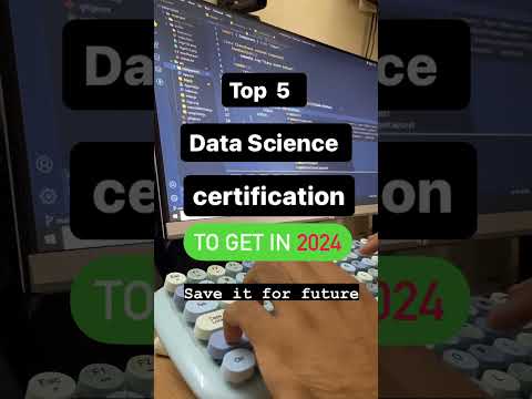 📌Top 5 Data science Certifications in 2024📃✨ #programming #coder #datascience #certificate