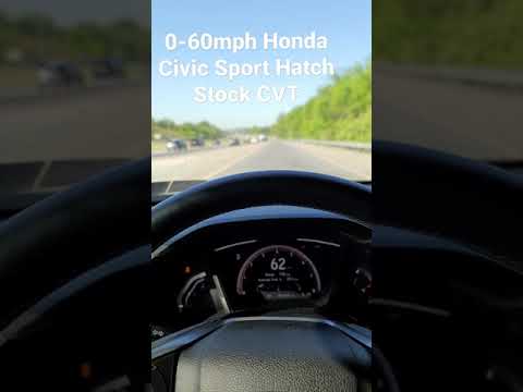 0-60mph Stock | 2021 Honda Civic Sport Hatchback