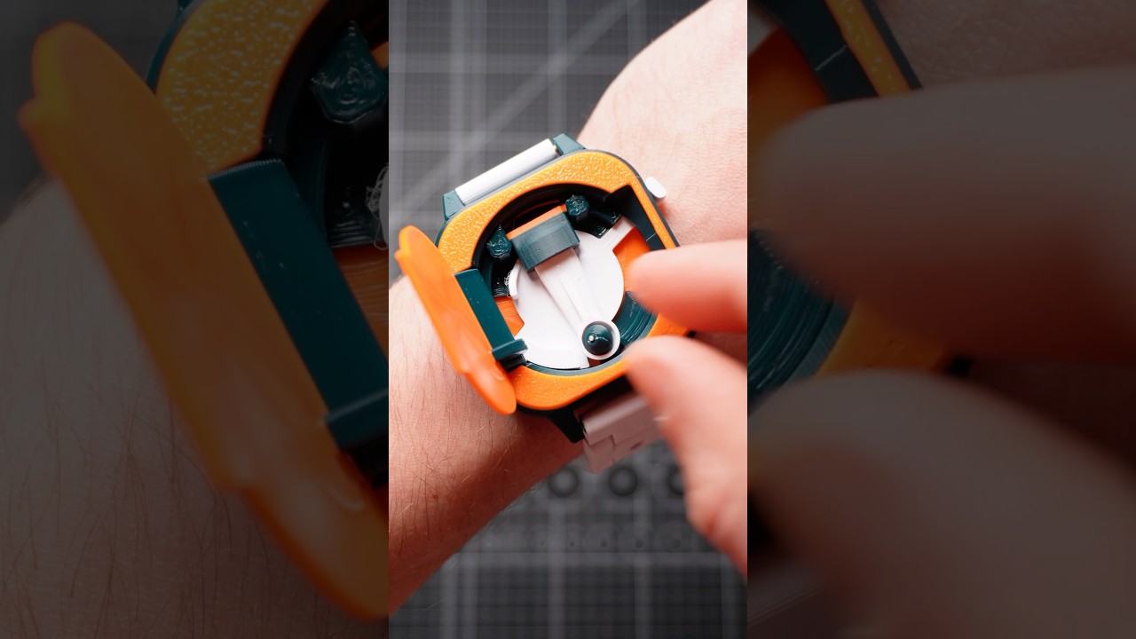 3D printed wrist watch launcher