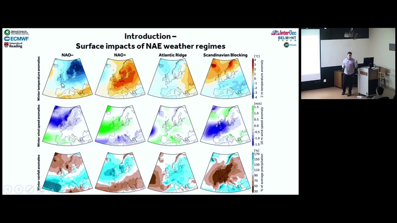 Seminar: ENSO modulation of MJO teleconnections to the North Atlantic and Europe