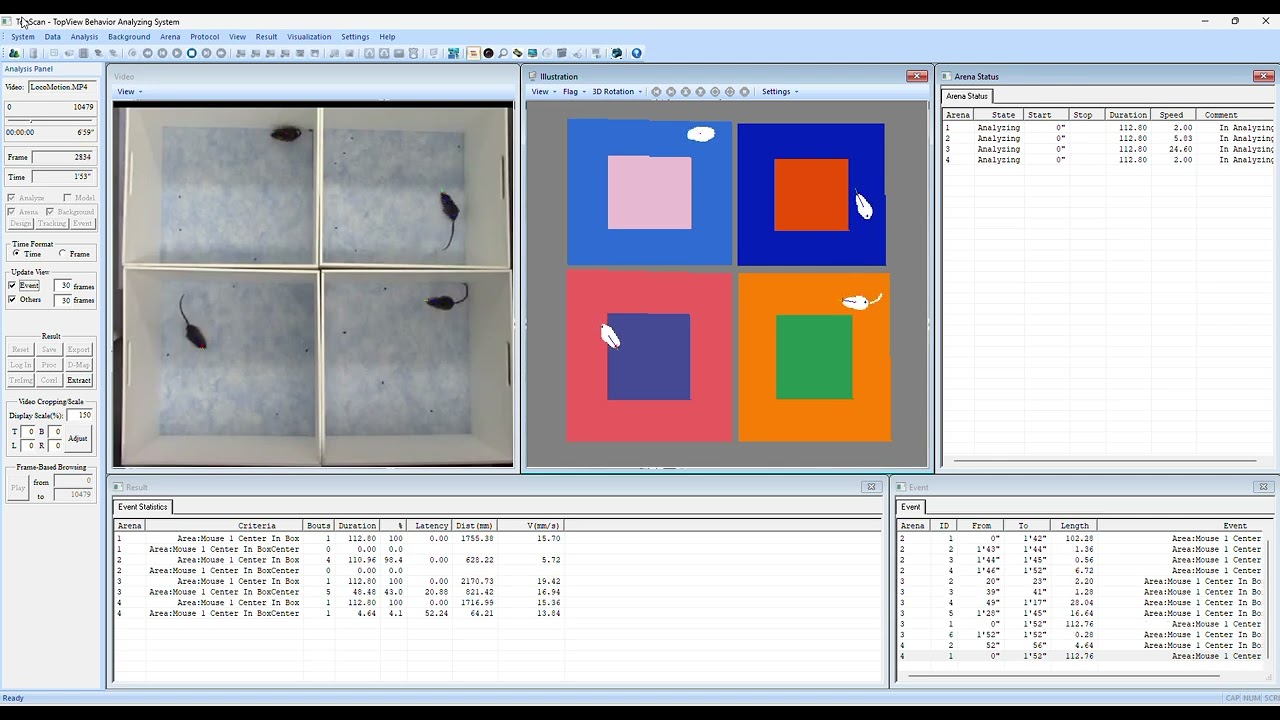 Open Field Test Analysis with TopScan