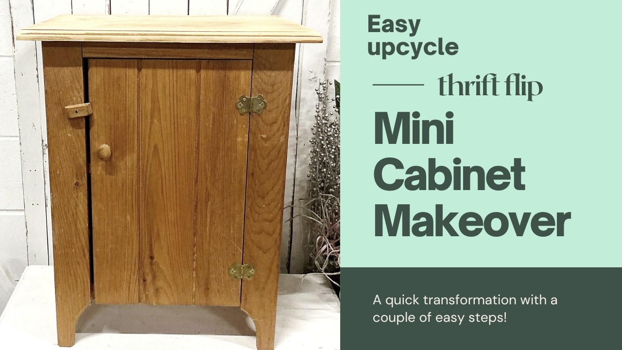 Mini Cabinet Makeover