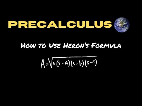 How to Use Heron’s Formula – Planet Numeracy