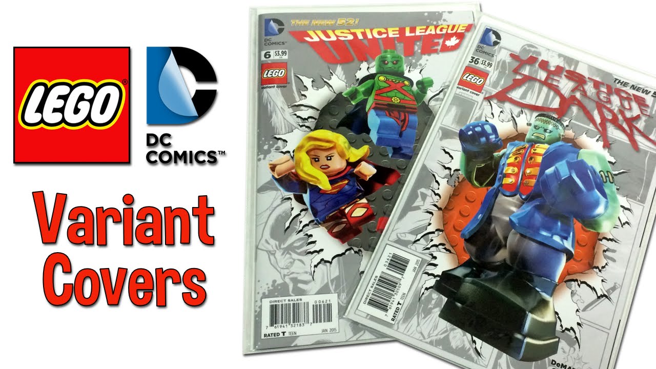 A Closer Look at the DC Comics LEGO Variant Covers!