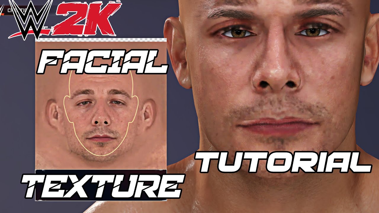 WWE 2K Facial Texture Tutorial