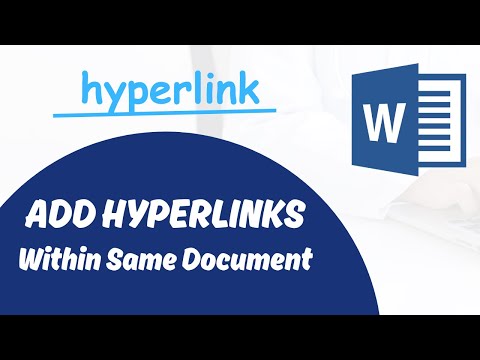 How to Add Hyperlinks Within Same Document [2024] | Adding Internal Document Links in Microsoft Word
