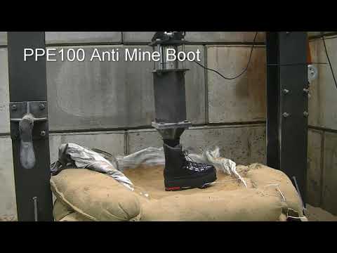 Energetics Technologys PPE100 Anti Mine Boot v Standard Army Boot