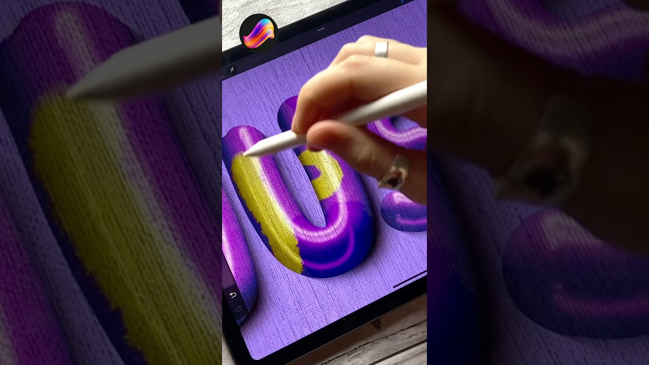 3D Brushes Download the Tools for Procreate App,link in bio