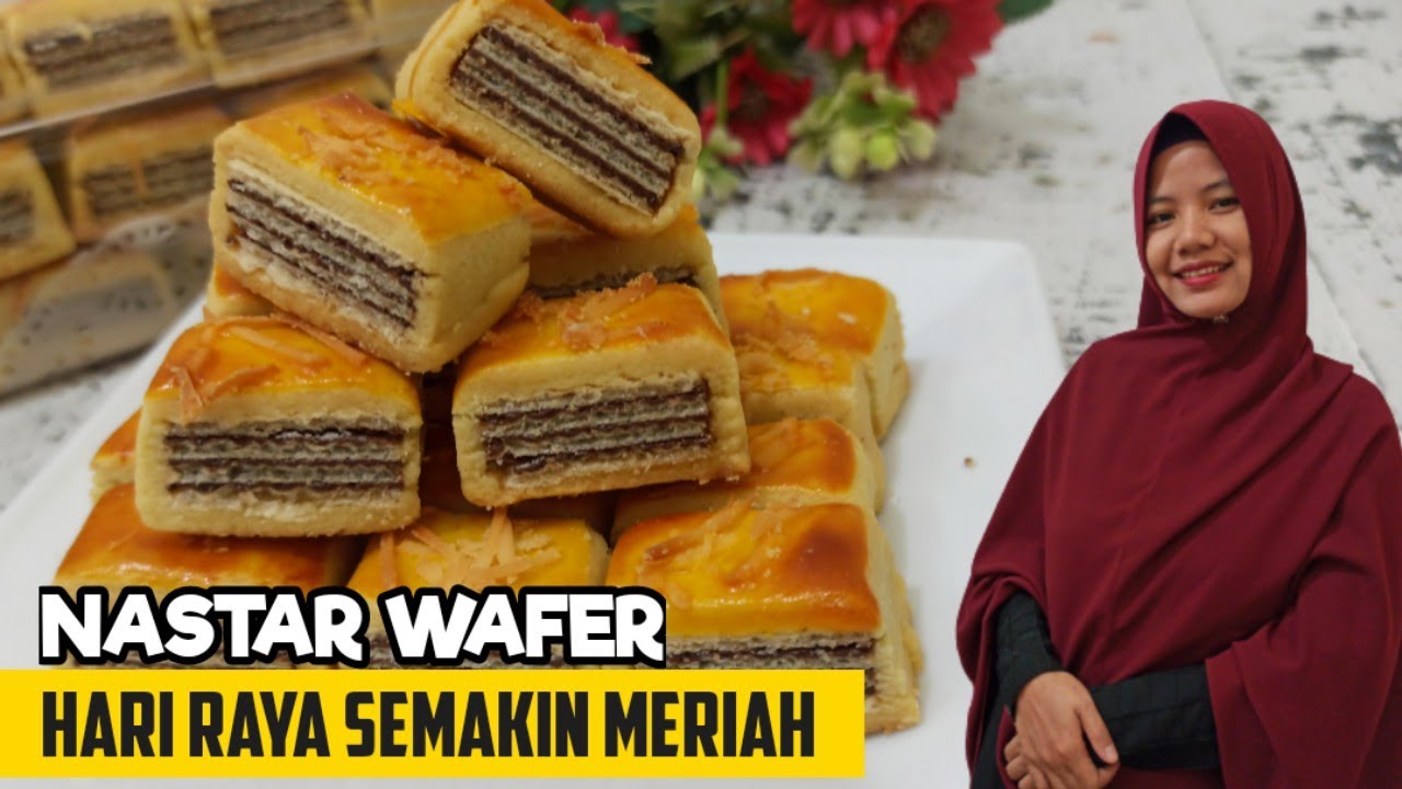 Delicious and crunchy NASTAR WAFERS FILLED IN A JAR FOR EID