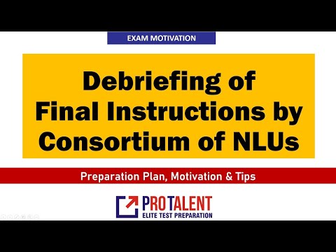 Final Instructions from Consortium of NLUs