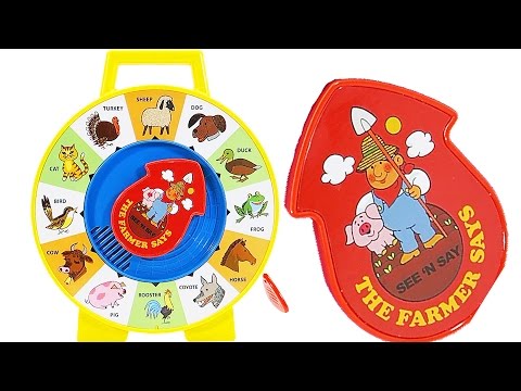 SEE N' SAY THE FARMER SAYS | FISHER PRICE CLASSIC TOYS | LEARN ANIMAL SOUNDS