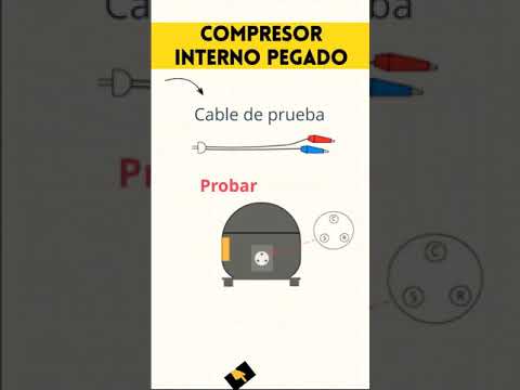 Compresor se pega #SHORTS #refrigerator #refrigeracion #frio #compresor #técnico #taller