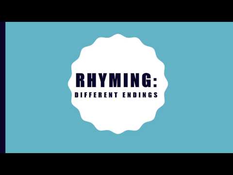 Rhyming II CAP - Different Endings