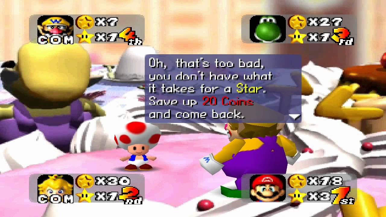 Mario Party 1 Board Game - Peach's Birthday Cake (part 4 / 5)