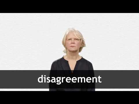 DISAGREEMENT definition and meaning | Collins English Dictionary