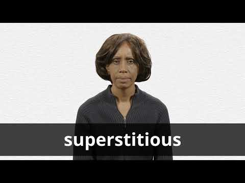 SUPERSTITIOUS definition and meaning | Collins English Dictionary