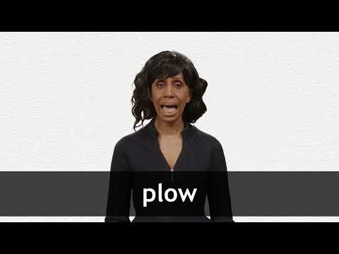 PLOW definition and meaning | Collins English Dictionary