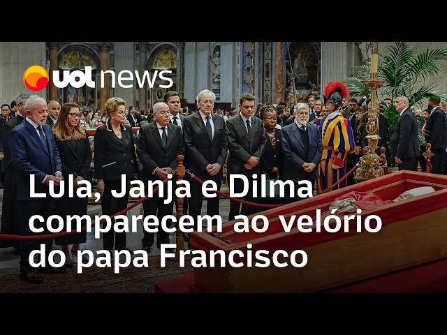 Lula, Janja, Dilma e ministros vão a funeral do papa Francisco