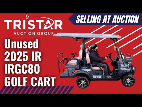Unused 2025 IR IRGC80 GOLF CART - TriStar Auction Group