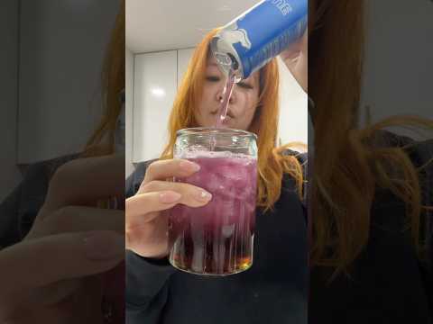 Will this give me wings? Making a Redbull italian soda #redbull #drinks #fyp #shorts