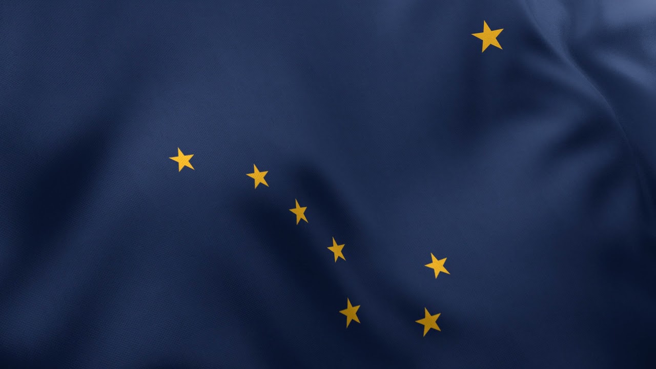 Alaska Flag Animation | 4k | Flags of the World