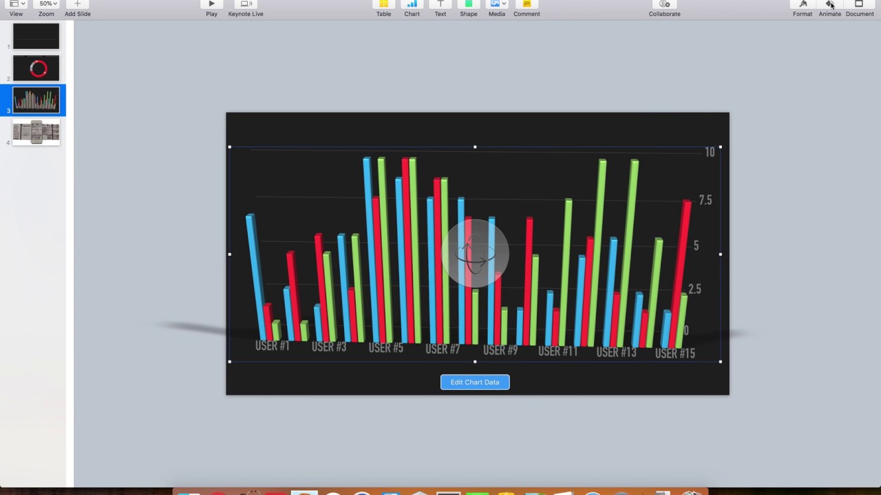 Creating Basic Data Visualizations using Google Sheets and Keynote Tutorial