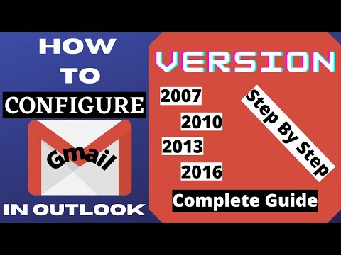 Outlook Configure | Outlook email setup | Gmail Outlook Settings | IMAP and SMTP Outlook Setting
