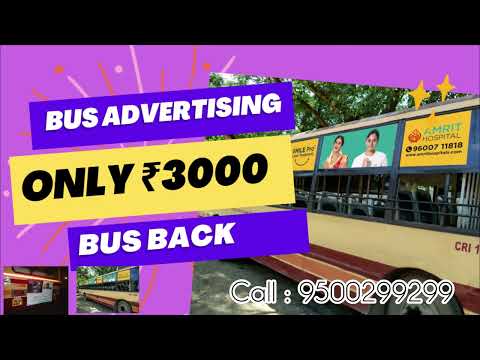 Bus Ads, Bus Back Panel Advertising in India
