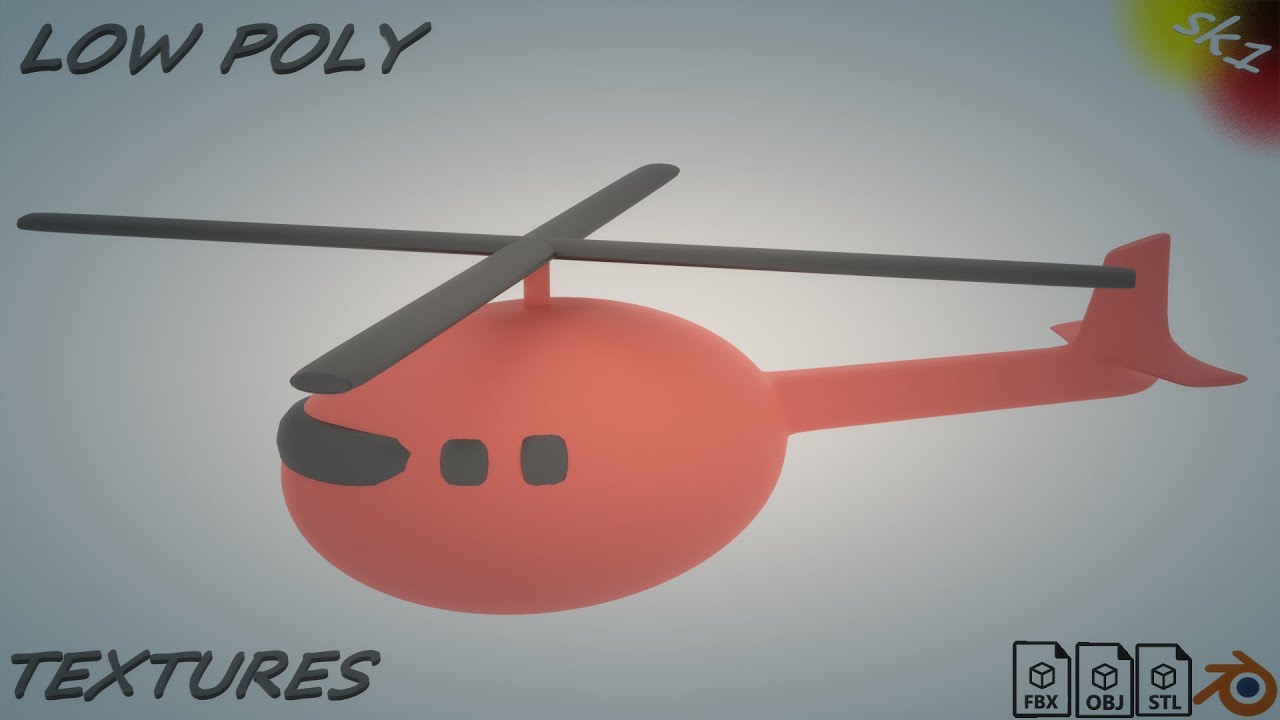 helicopter(part 1) | CGTrader