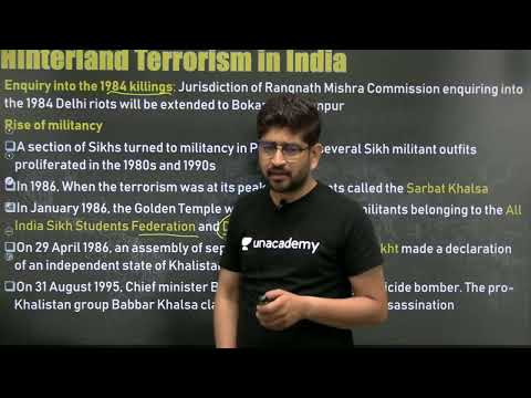 Terrorism in India | MPPSC Mains 2019 | Pavan Choudhary