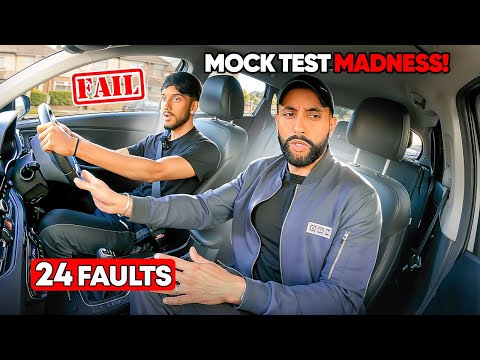 Dylan's First Mock Driving Test Ends in Disaster!