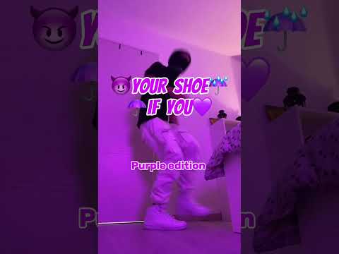 Your shoe if you purple edition #drip #yourfootwear #shoes #dripcheck #yourshoe #sturdy #shoedrip
