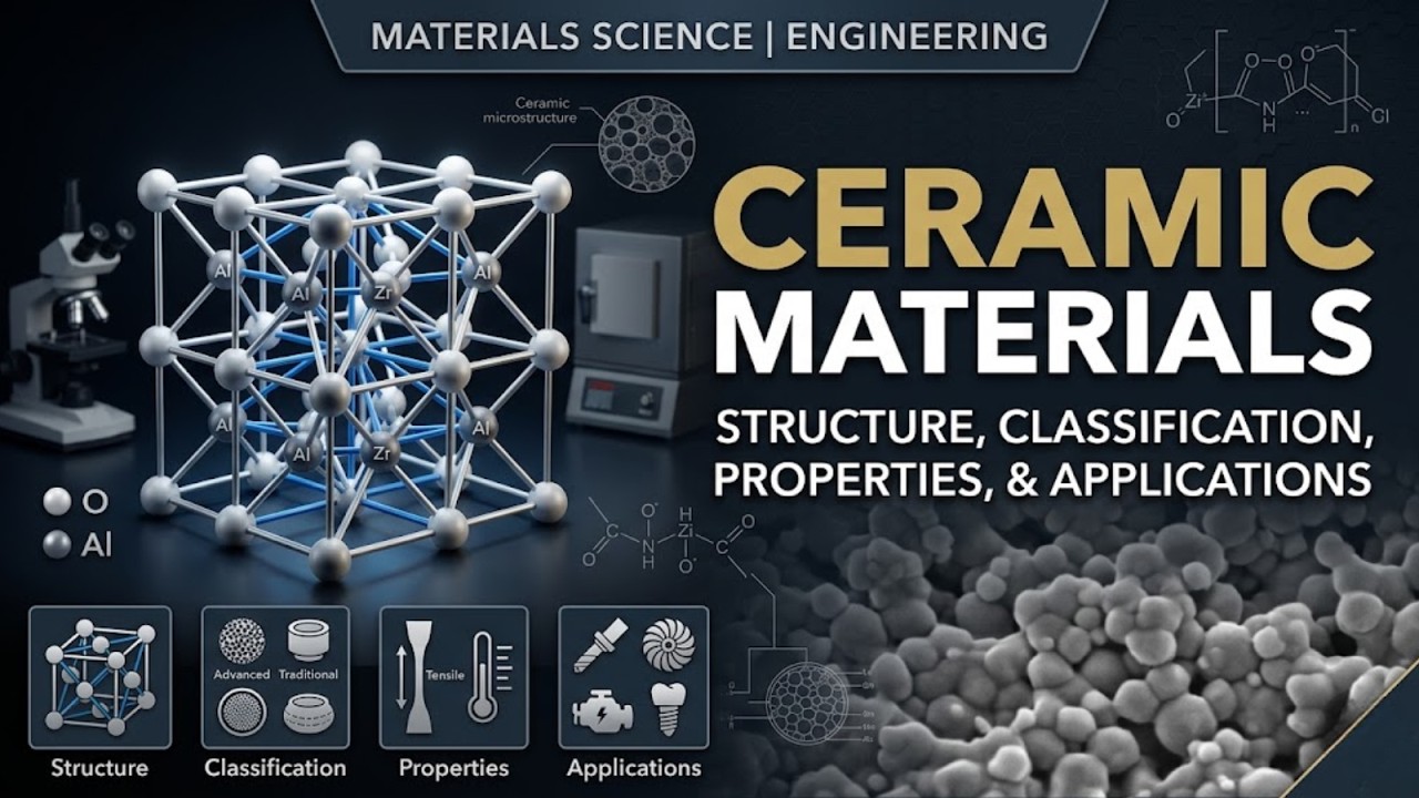 Ceramic Materials: Structure, Classification, Properties, and Applications